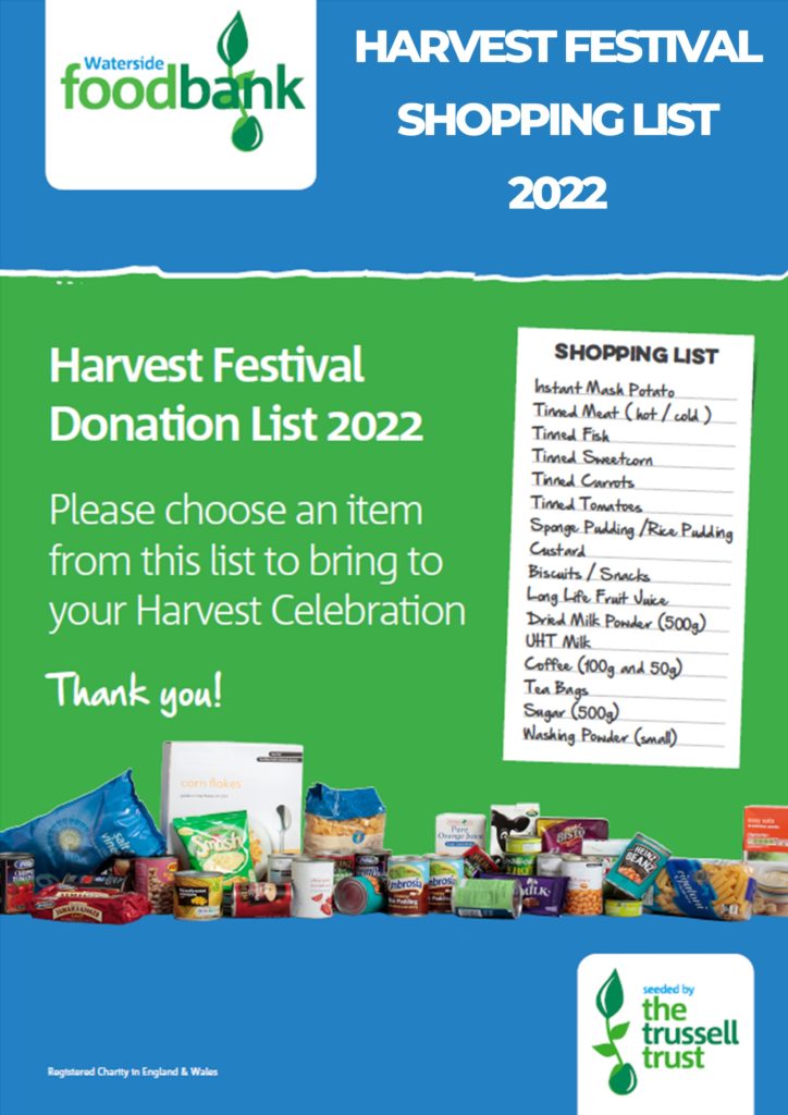 Harvest Donations 2022 | Waterside Foodbank
